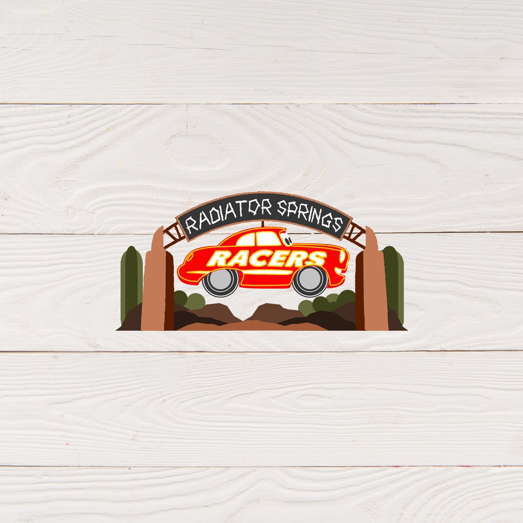 SVG File | Radiator Springs Racers Svg | Scrapbook Title Svg | Die Cut ...