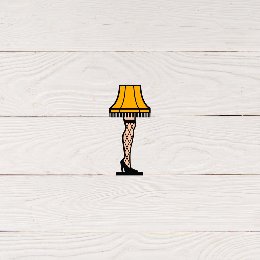 SVG File | Christmas Story Svg | Leg Lamp Svg | Scrapbook Title | Die ...