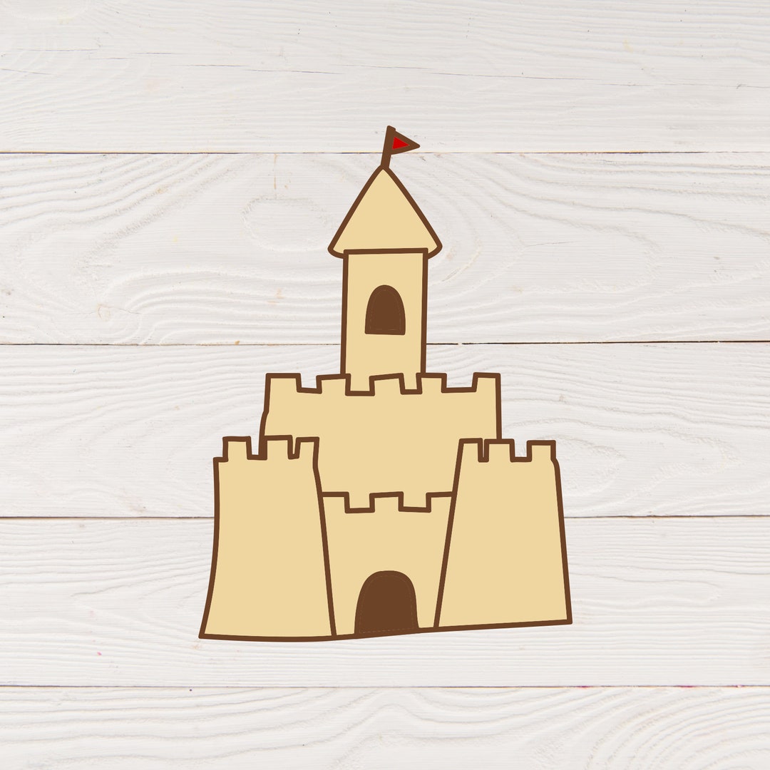 Sand Castle Svg | Beach Svg | Summer Svg | Sand Castle Png | Castle Svg ...