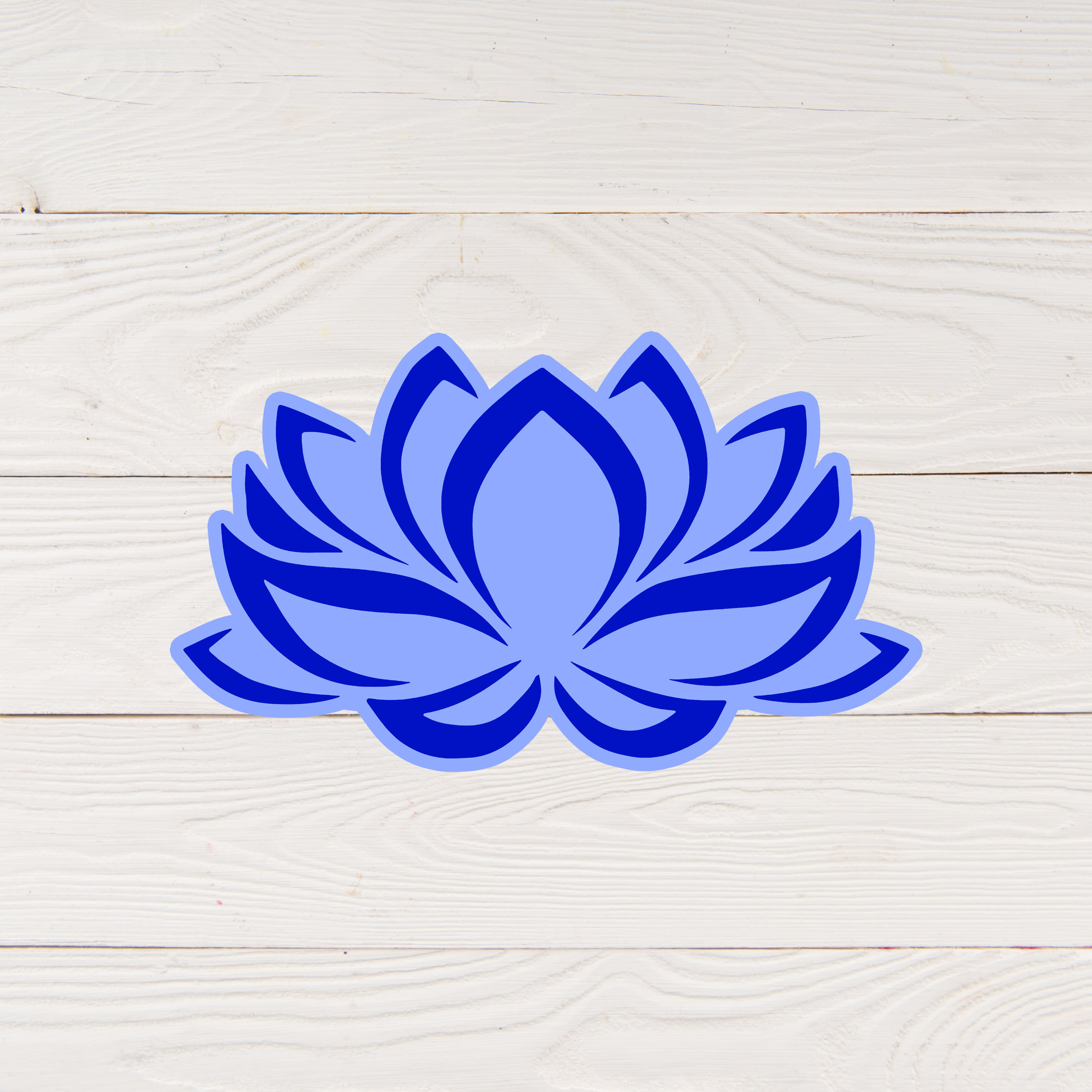 Blue Lotus Flower Clip Art