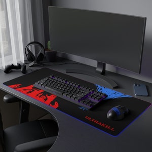 Ultrakill LED Gaming Mouse Pad Enhanced Precision and Style - Etsy
