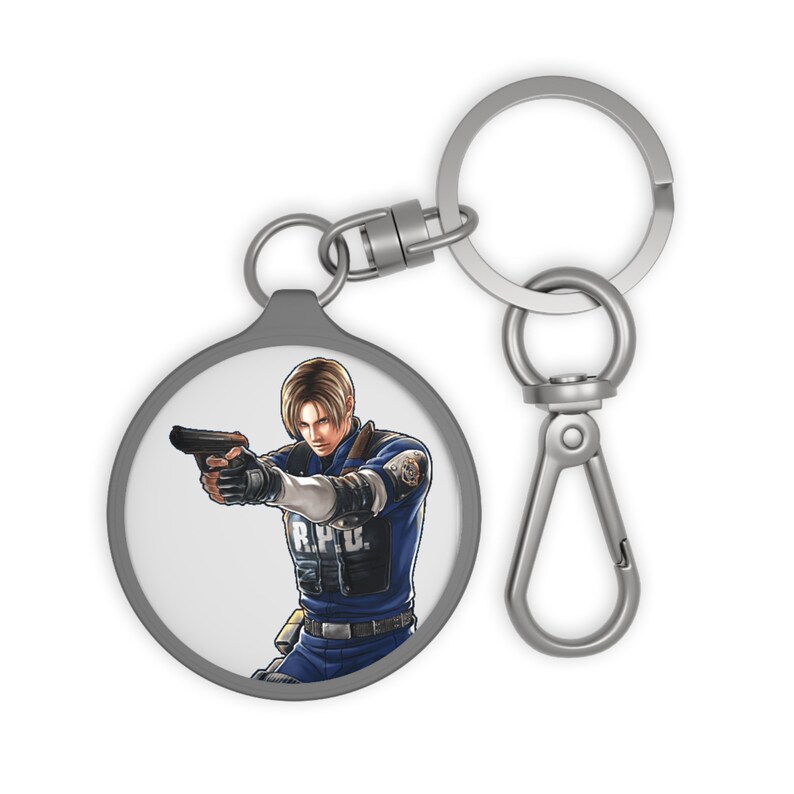 Resident Evil Leon Kennedy Keychain & Photocards Set Gamer's Gift ...