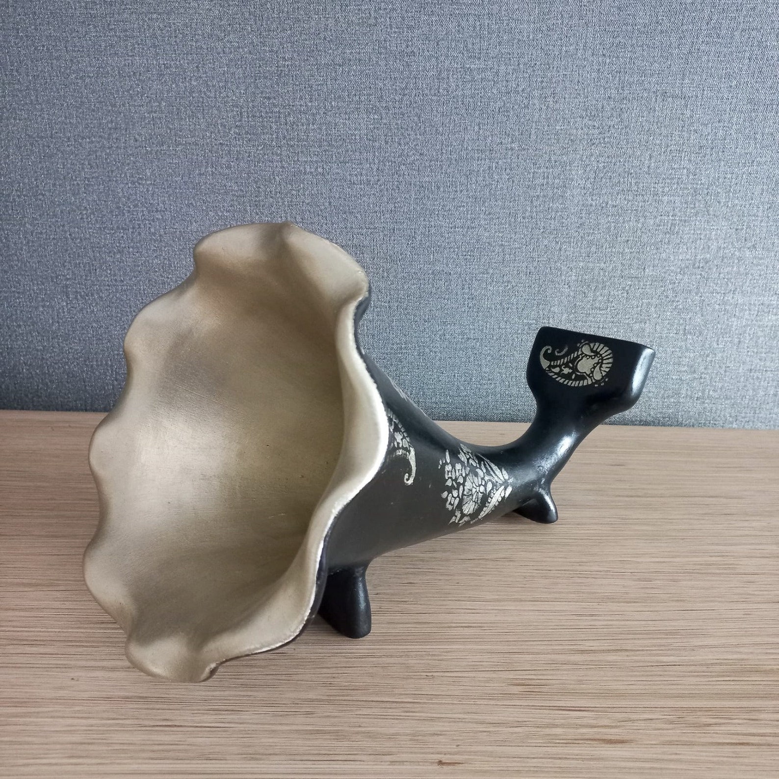 Silver Handcrafted Gramophone Sound Bomb Decorative Sound - Etsy