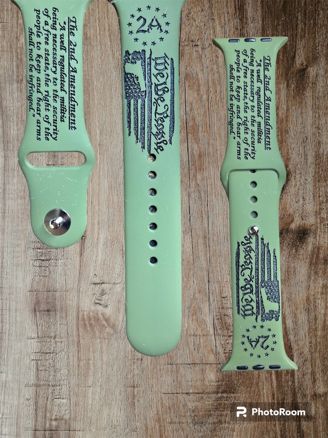 Second Amendment, Engraved Smart Watch Band ,samsung ,fitbit Versa 2 ...