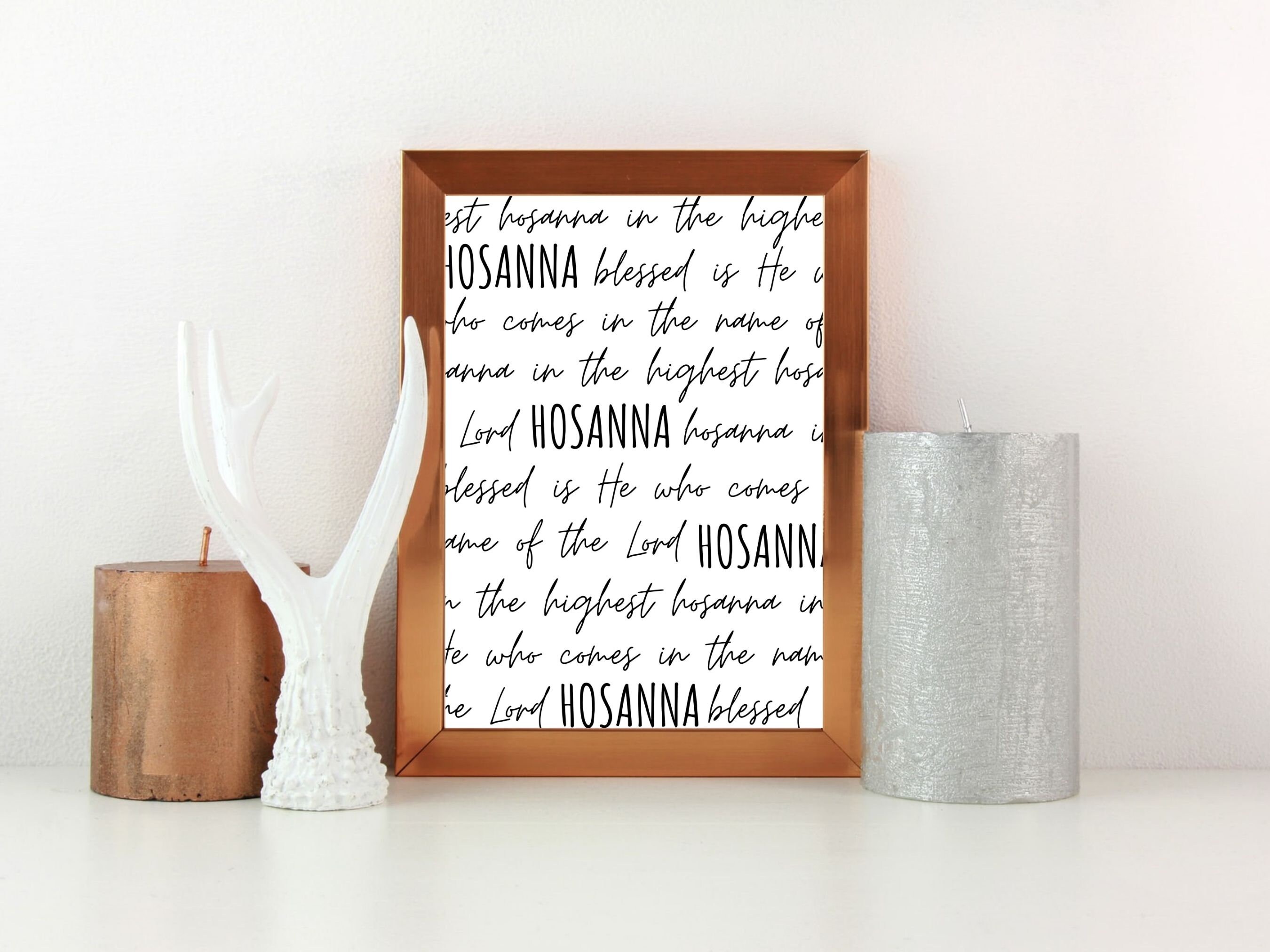 Hosanna Printable, Easter Printable, Lent Printable, Palm Sunday ...