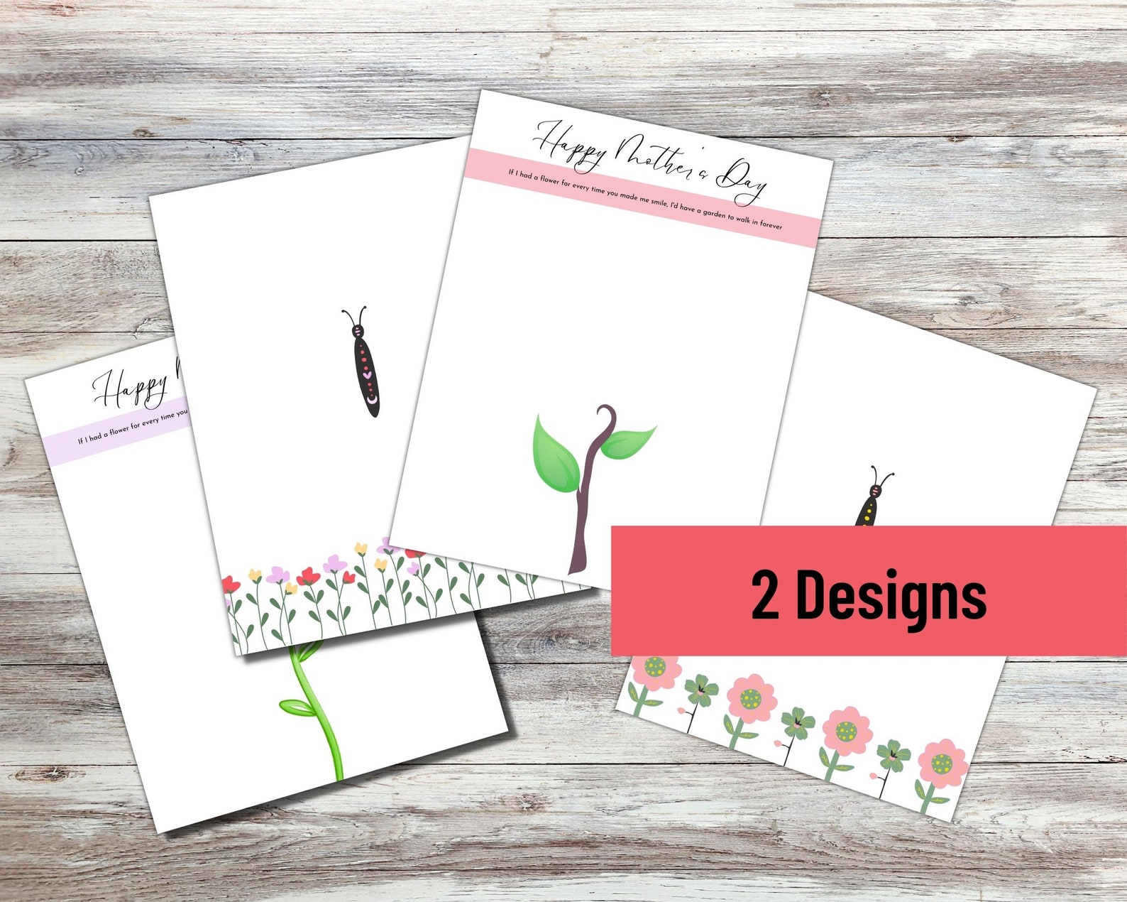 Mother's Day Printable, Handprint Footprint Art, Mother's Day Craft ...