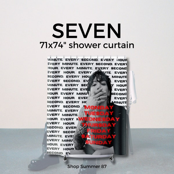 Bts Shower Curtain - Etsy UK