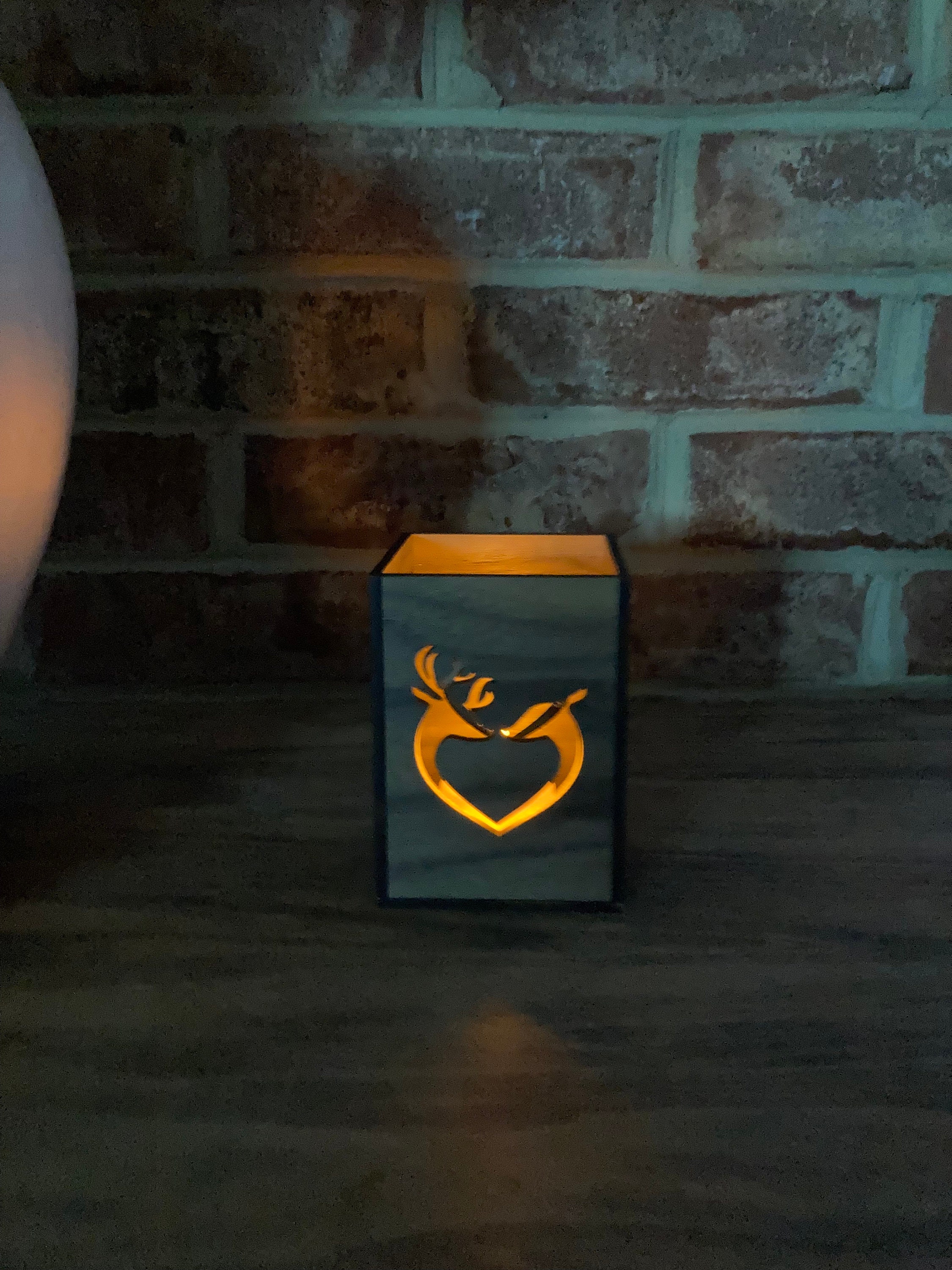 Deer Box, Hunter Box (glowforge) Hunter Gift,votive, Storage Boxsvg,dxf ...