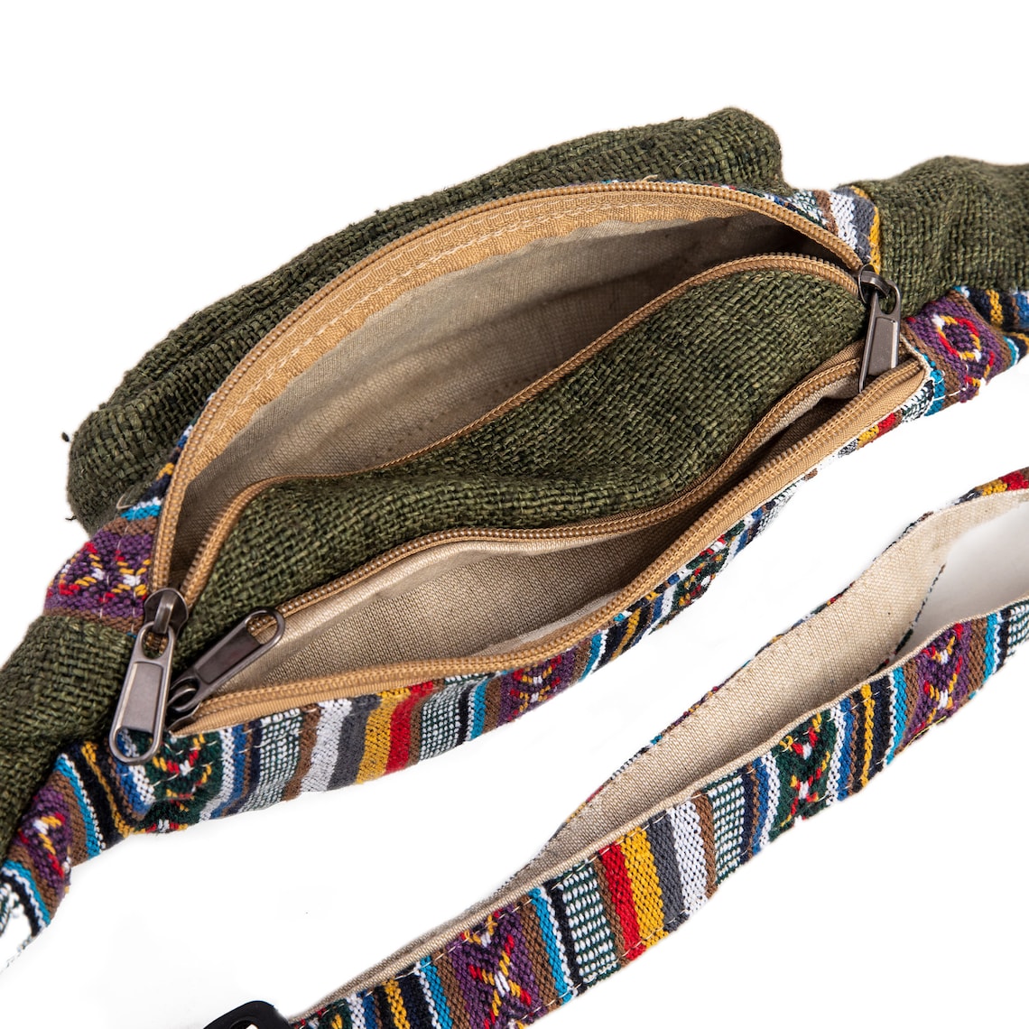 Freakmandu Hemp Fanny Pack Waist Hip Bag Handmade in Nepal - Etsy