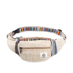 Hemp Fanny Pack Waist Hip Bag Handmade in Nepal by Freakmandu - Etsy