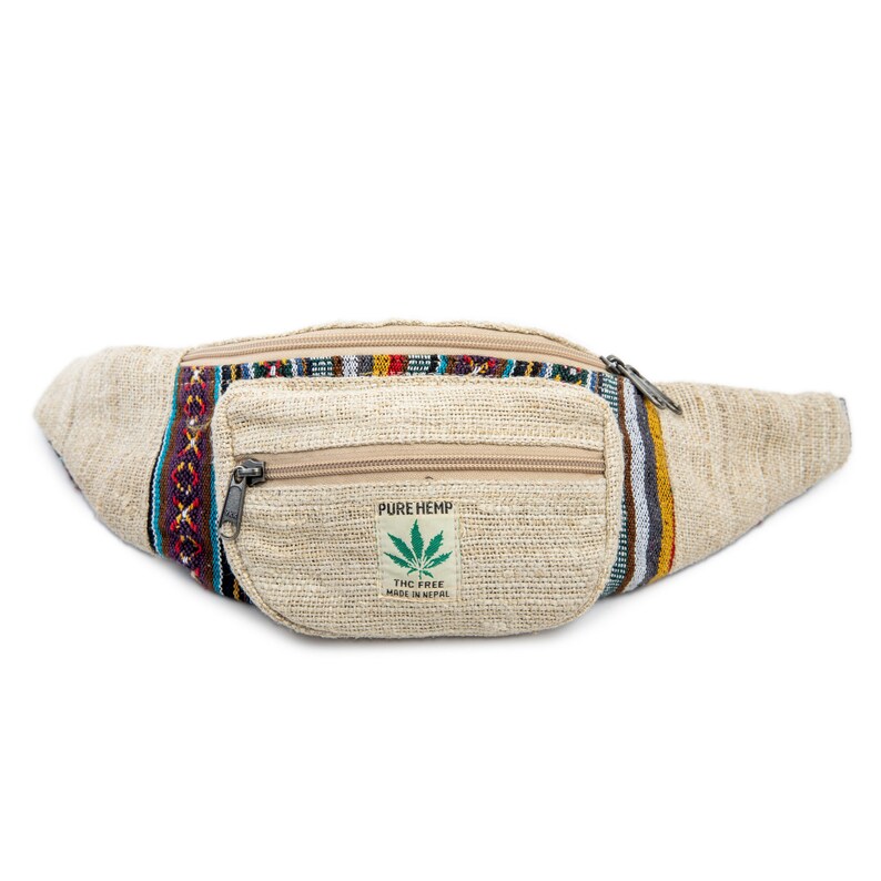 Hemp Fanny Pack Waist Hip Bag Handmade in Nepal by Freakmandu - Etsy