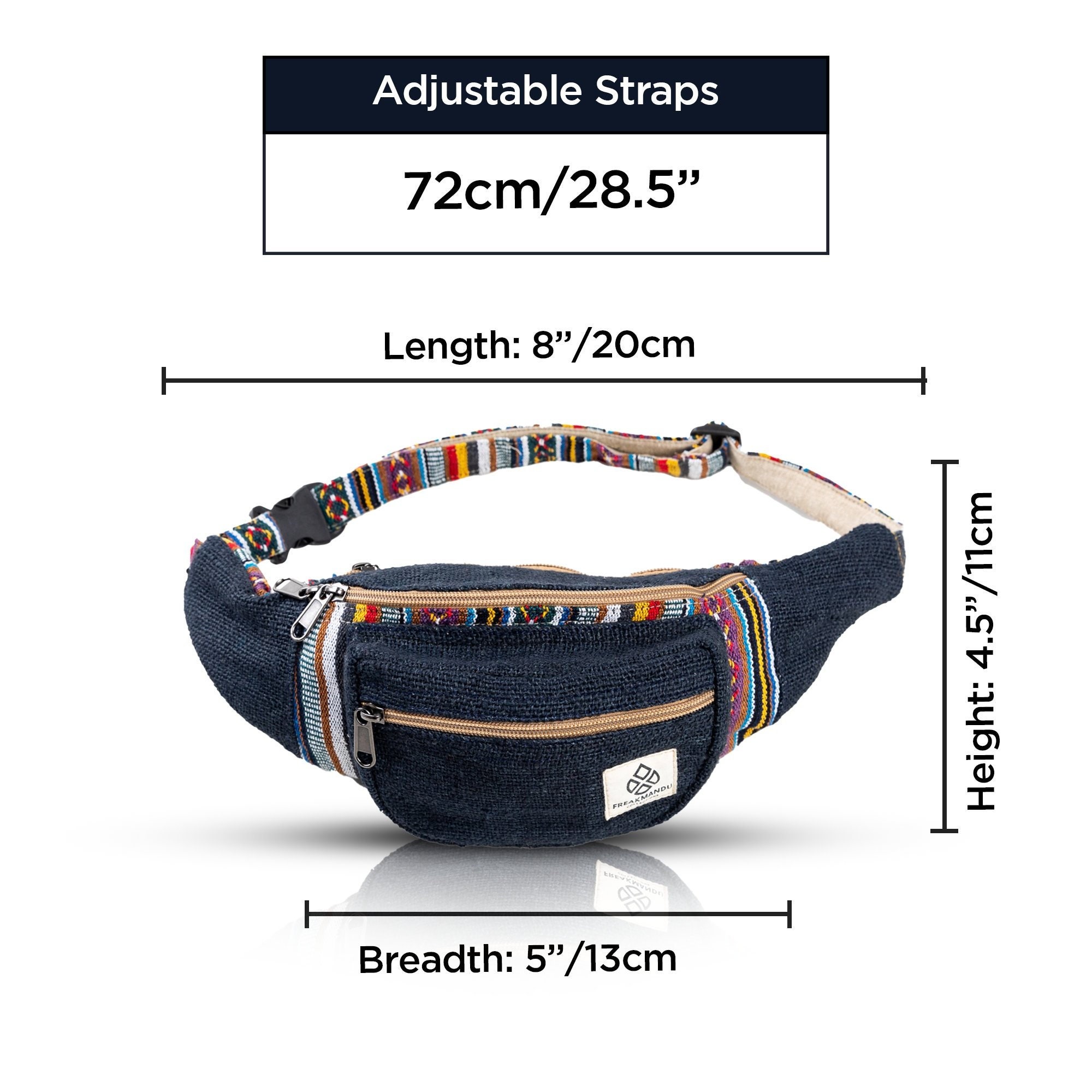 Hemp Festival Fanny Pack: Eco-friendly Boho Waist Bag - Etsy
