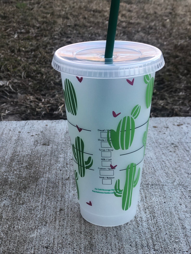 Cactus Starbucks 24 Oz Cold Cup - Etsy