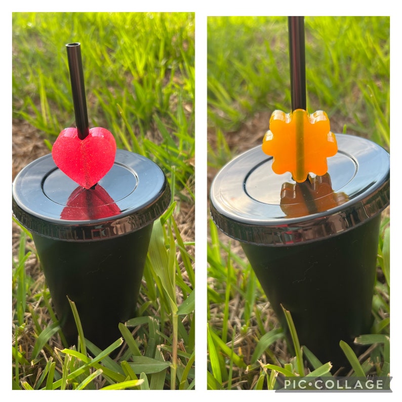Straw Toppers Multiple Designs - Etsy