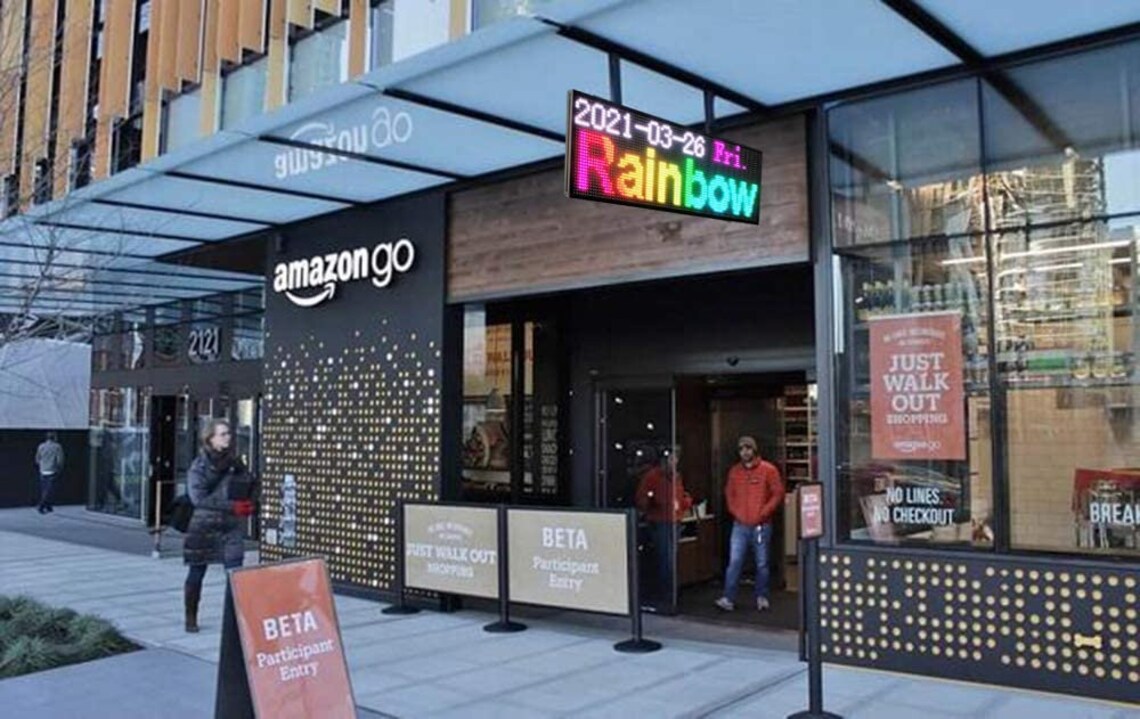 Programmable LED Signs Full Color Scrolling Moving Led Display High ...