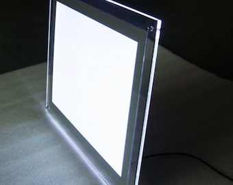 LED Light up Writing Board Flashing Illuminated Message Menu - Etsy