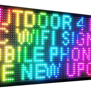 Programmable LED Signs Full Color Scrolling Moving Led Display High ...
