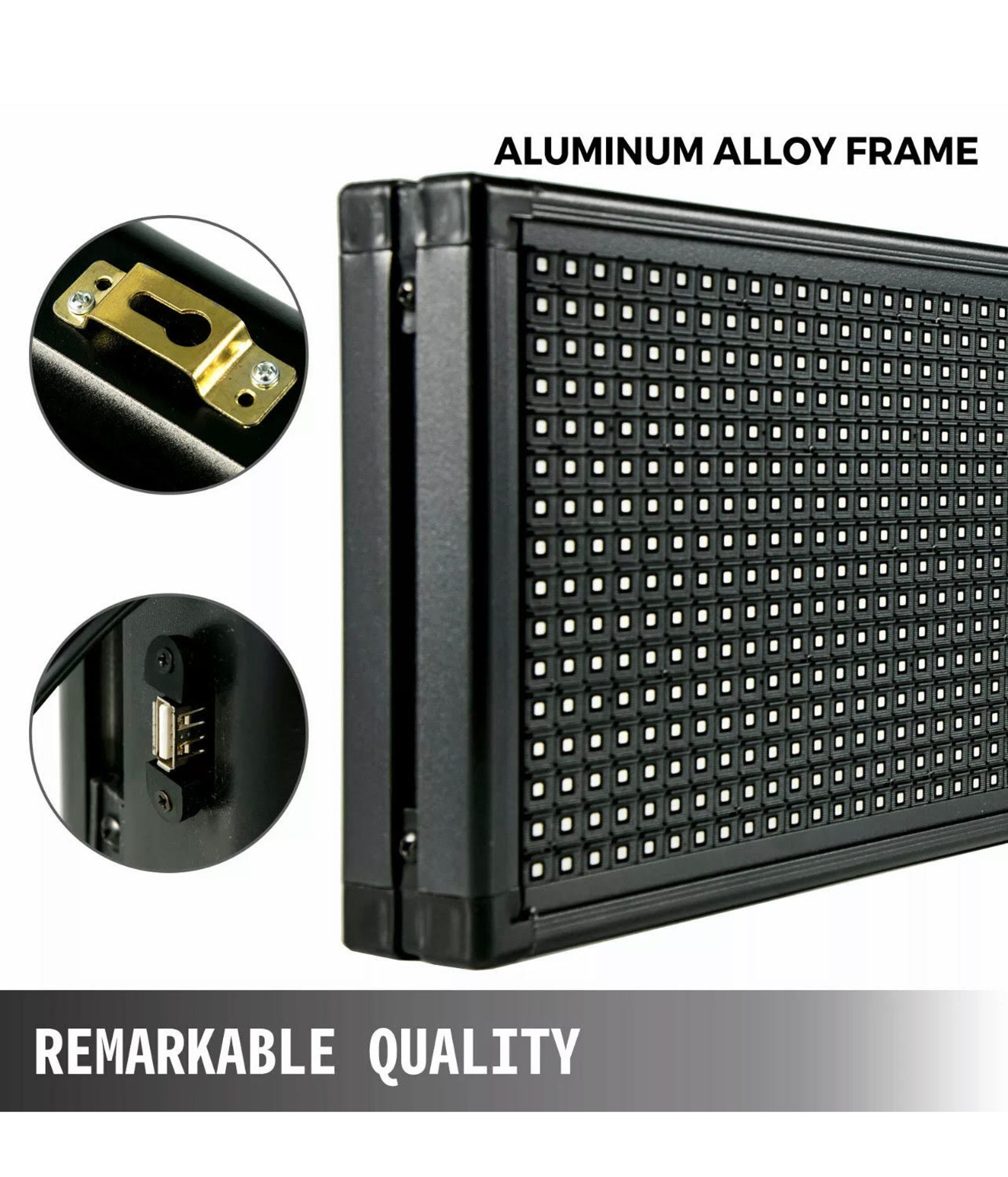 Led Sign Programmable Scrolling Sign Color Sign for Window Advertising ...