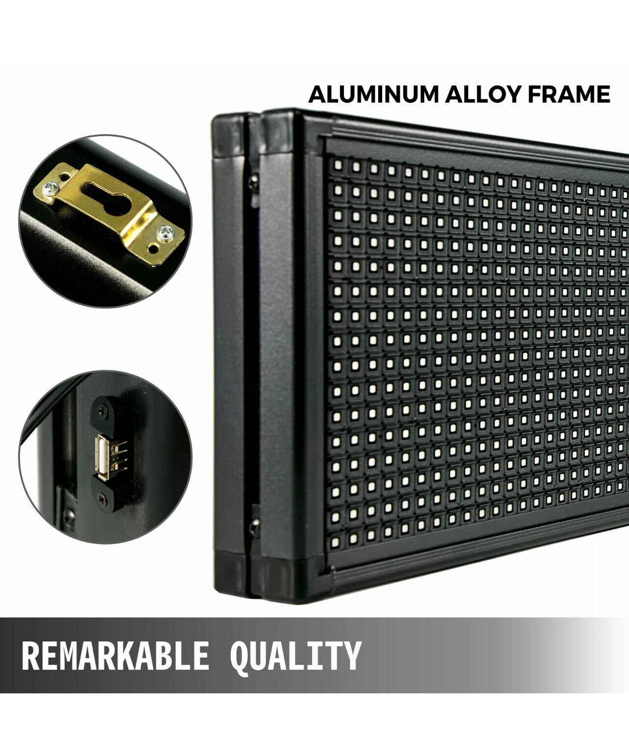 Led Sign Programmable Scrolling Sign Color Sign for Window Advertising ...