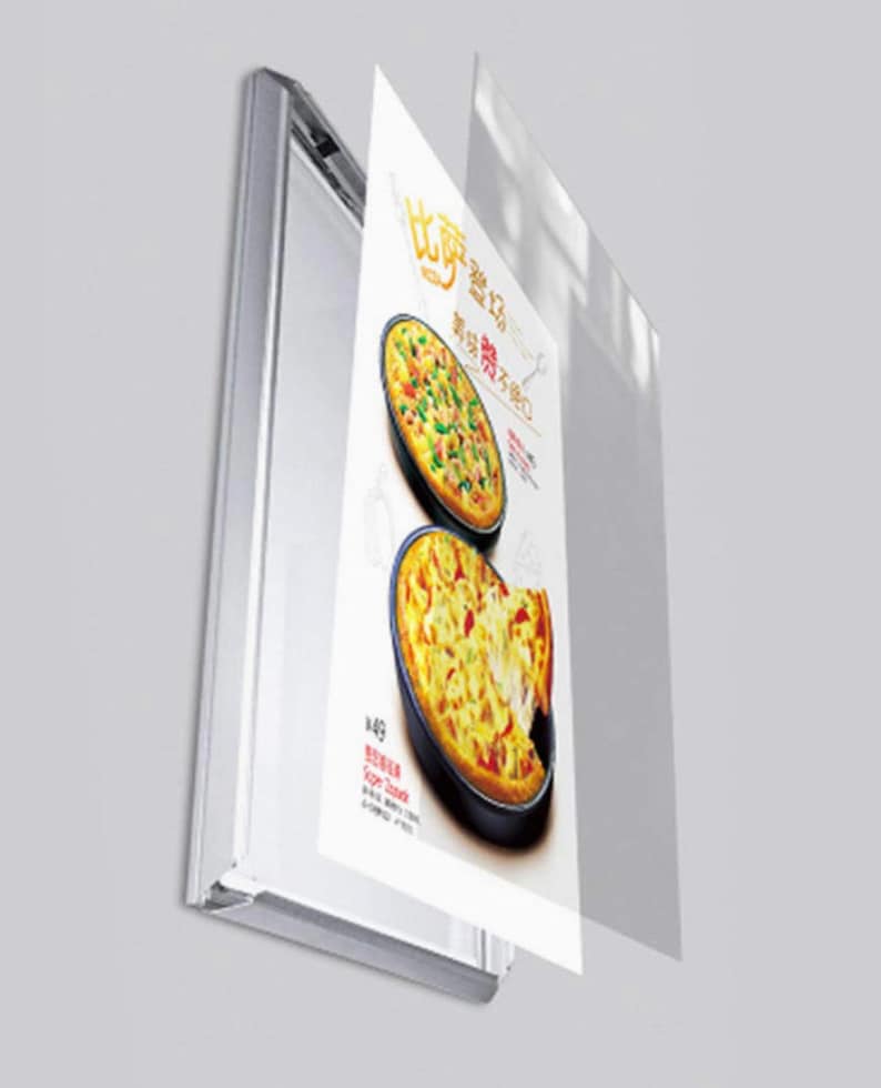 Double Sided LED Backlit Window Poster Art Picture Frame Light Box ...