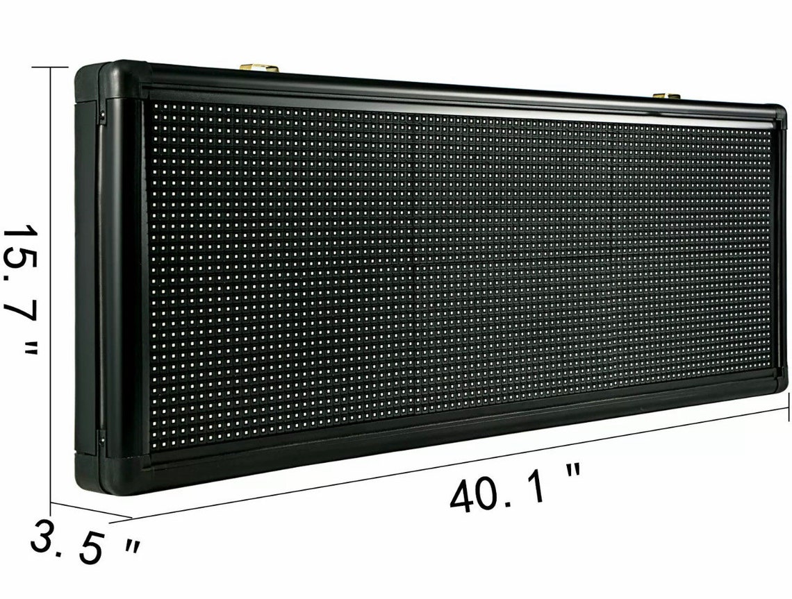 Led Sign Programmable Scrolling Sign Color Sign for Window Advertising ...