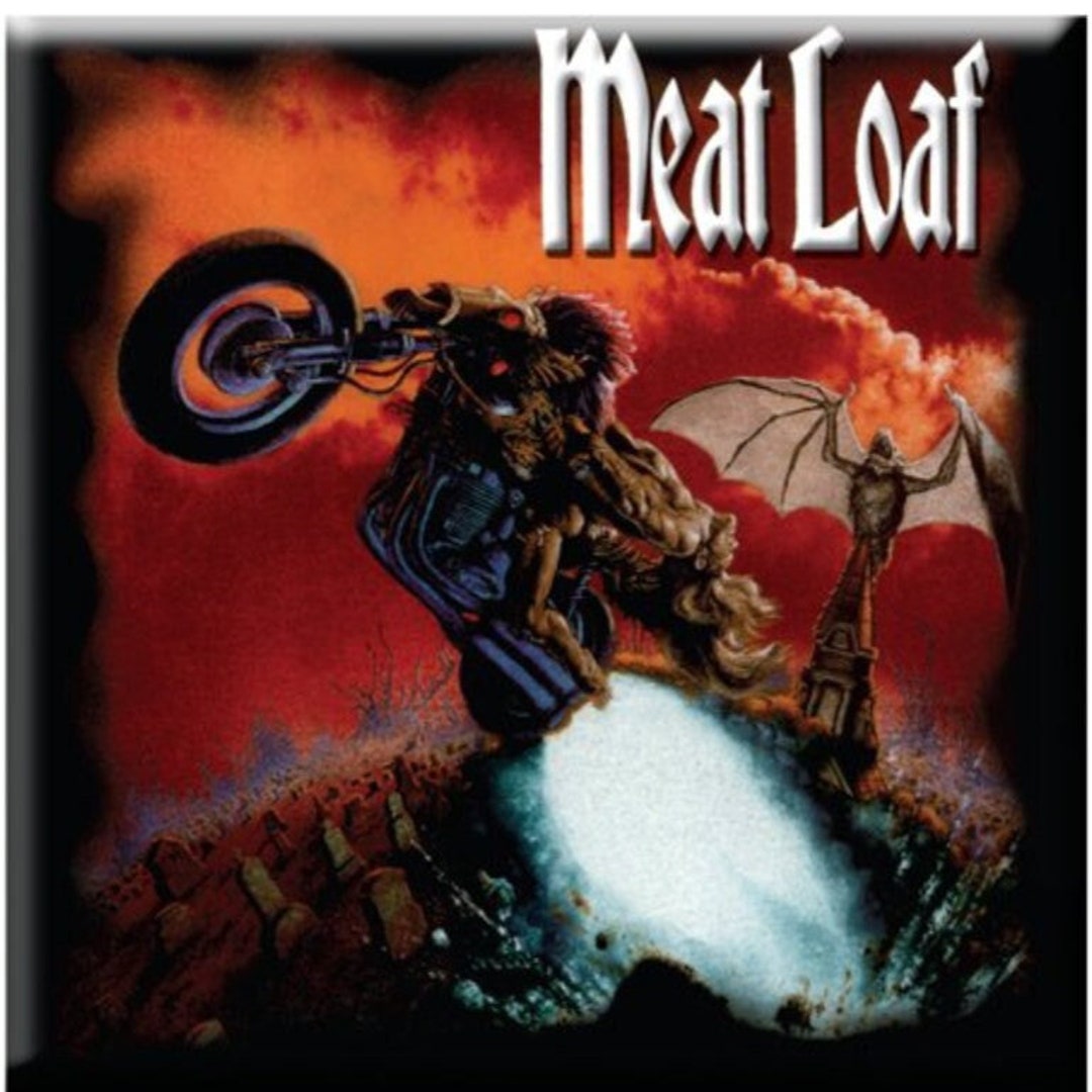 Meat Loaf Bat Out of Hell Album Cover on a 3”x3” Metal Magnet.perfect ...