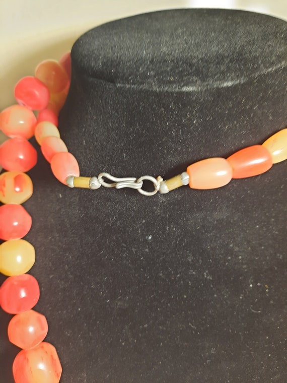 Rare Find Multi Color Bakelite Beads Katalin Necklace… - Gem