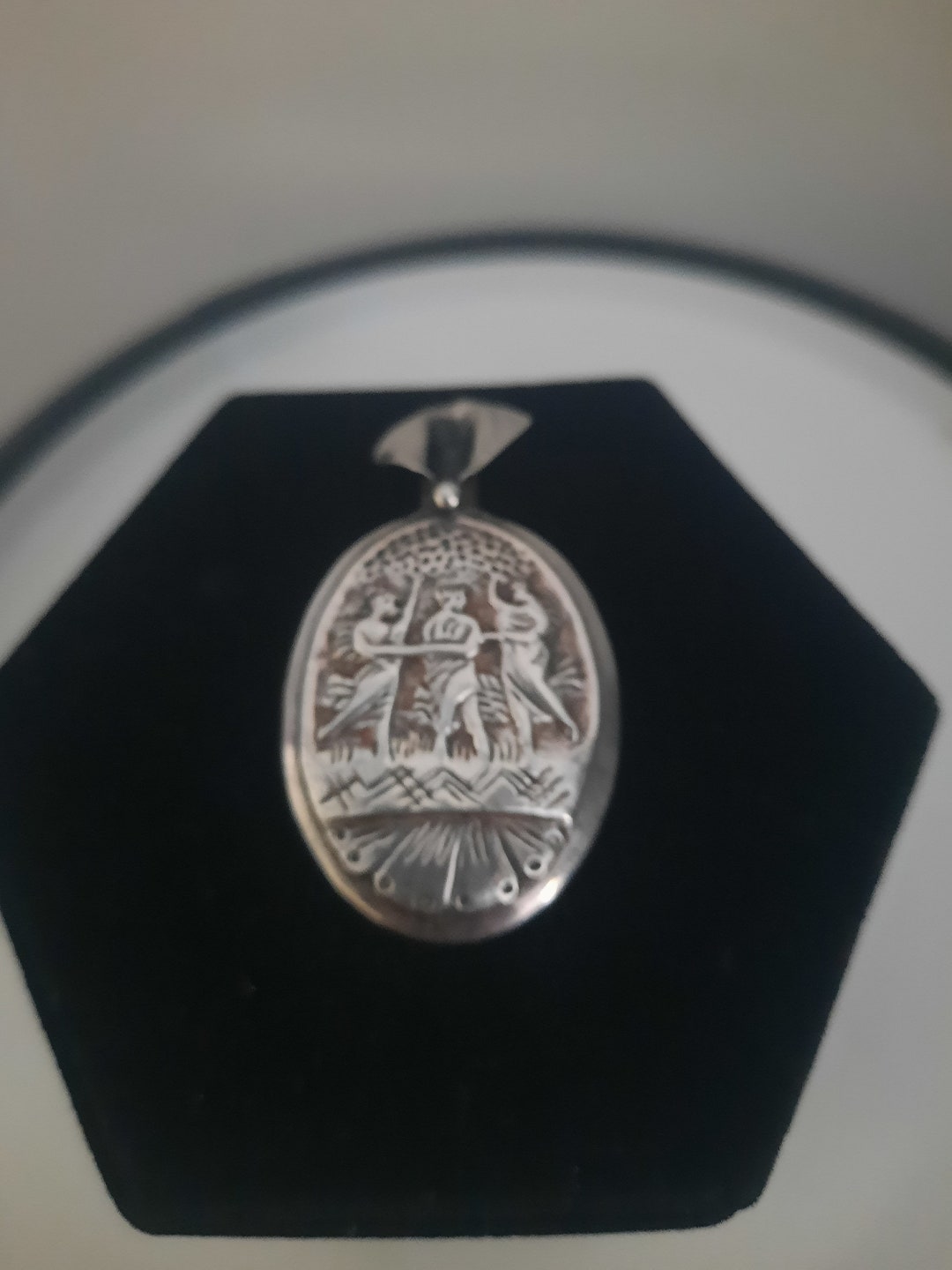 Vintage Large 925 Sterling Silver Tussie Mussie Posey Vase Brooch Pin ...