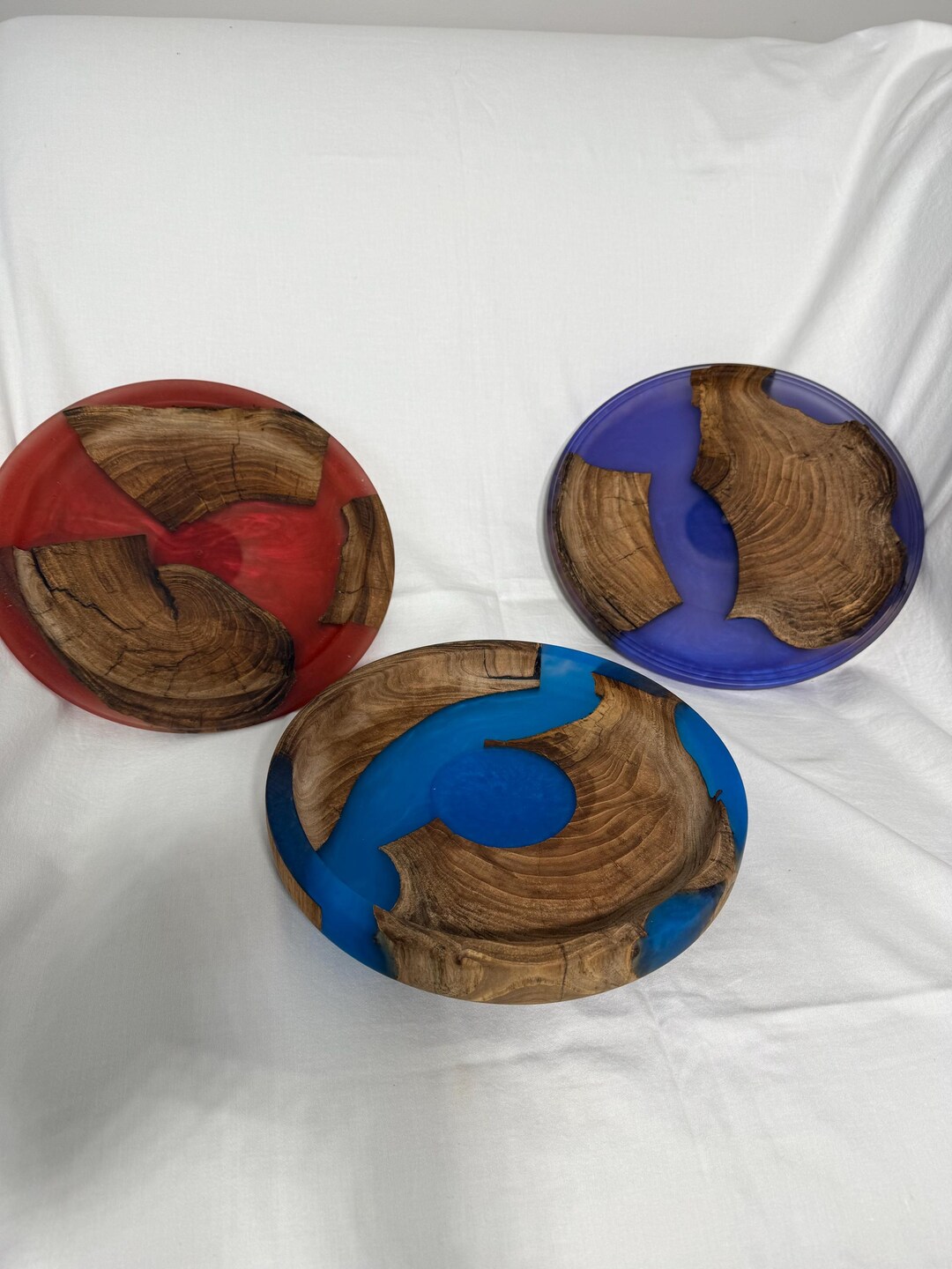 Resin and Wood Platter - Etsy