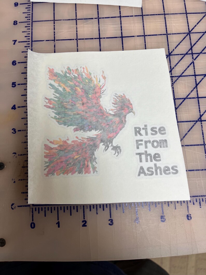 Rise From the Ashes Phoenix Sticker Decal 5.5inch by 5.5inch Outdoor ...