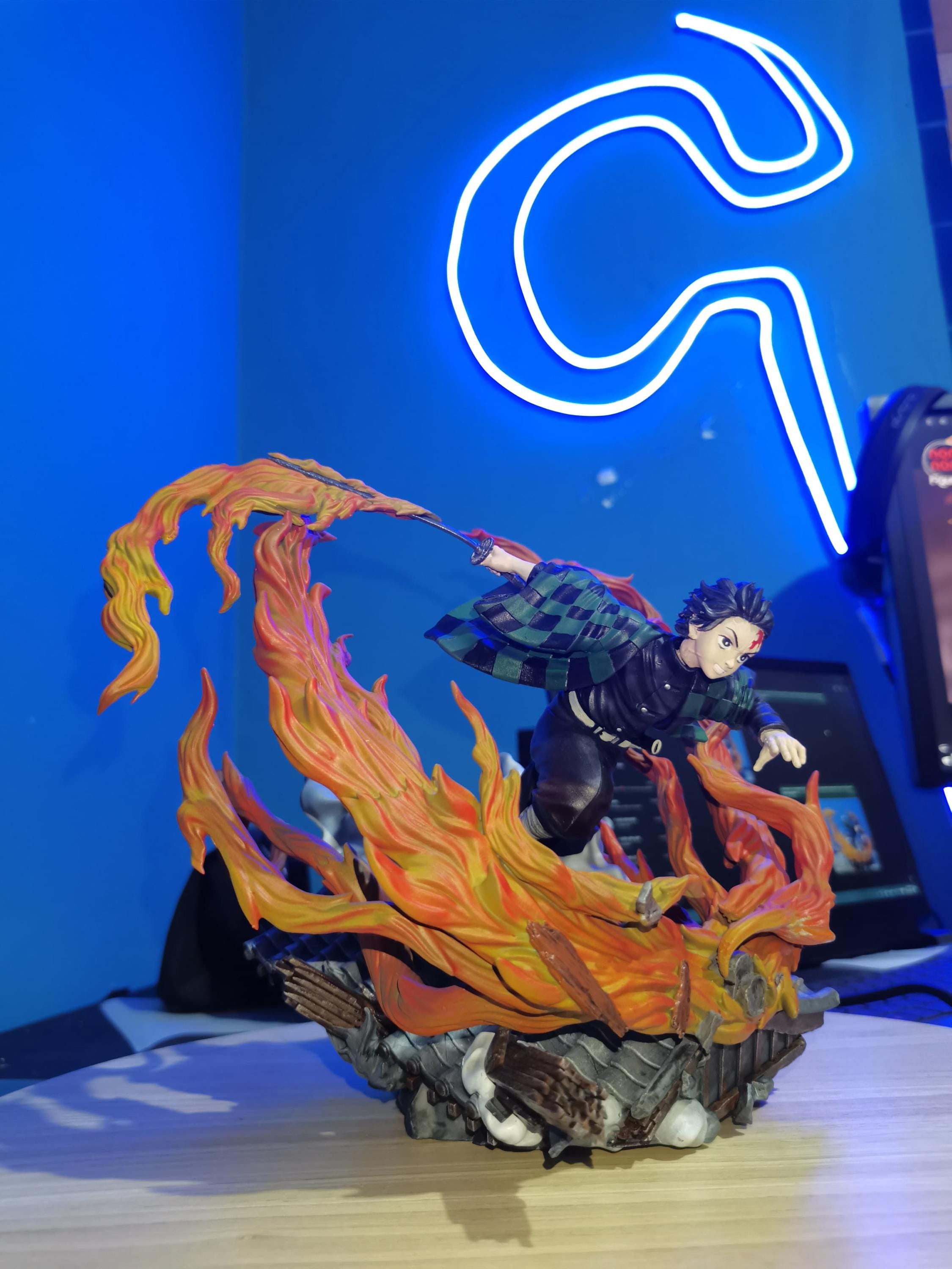 Tanjiro Demon Slayer: Kimetsu No Yaiba 3D Printed Resin Figure - Etsy