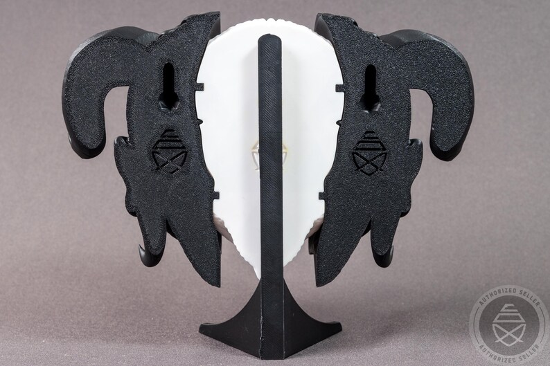 Succubus Wall Mask - 3D Printed, Dual-face Design With Skull, Gothic ...