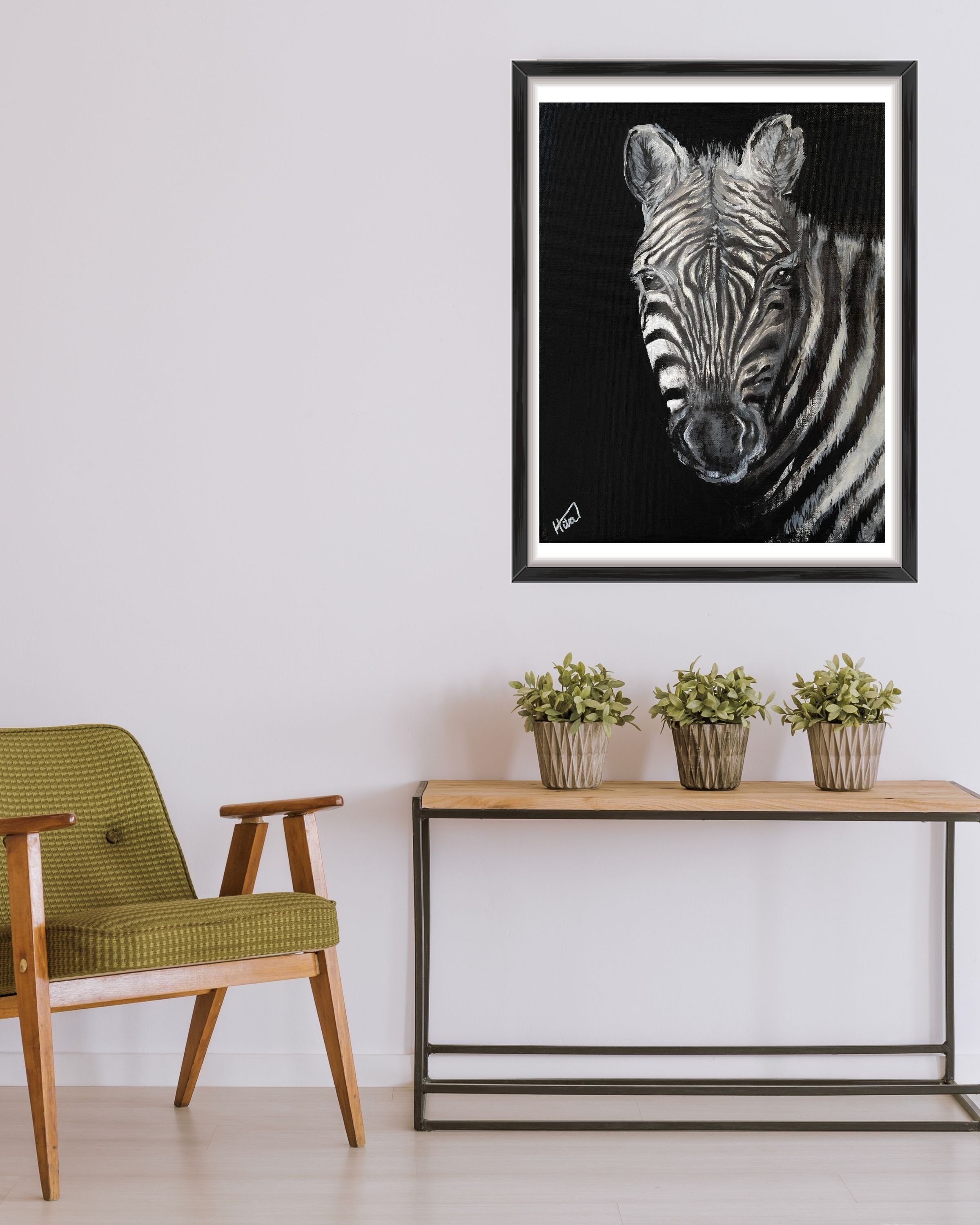 Black & White Zebra, Zebra Wall Art, Zebra Canvas, Zebra Wall Decor ...