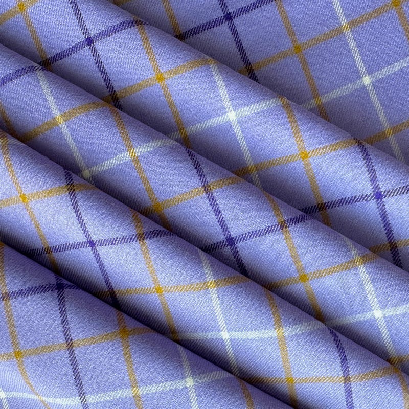 Plaid Wool Fabric - Etsy