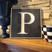 Engraved Letter P, Times New Roman Font, Wood Wall Art, Wood Decor - Etsy