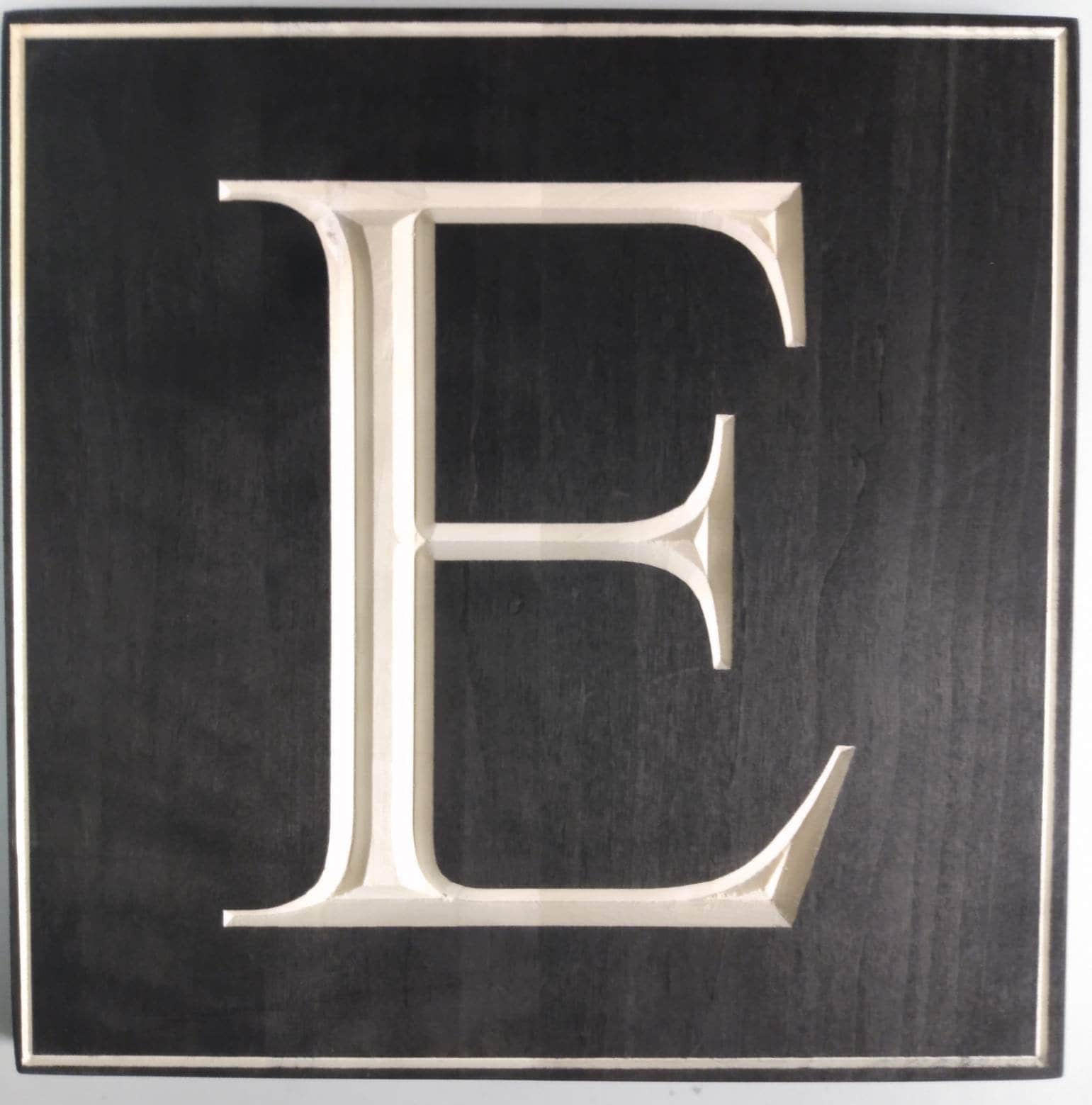 Engraved Letter E Times New Roman Font Wood Wall Art Wood - Etsy Australia