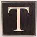 Engraved Letter T, Times New Roman Font, Wood Wall Art, Wood Decor - Etsy