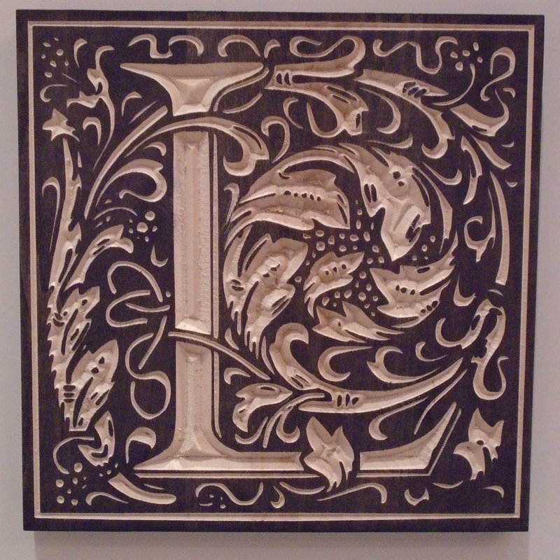 Wooden Letter L - Etsy