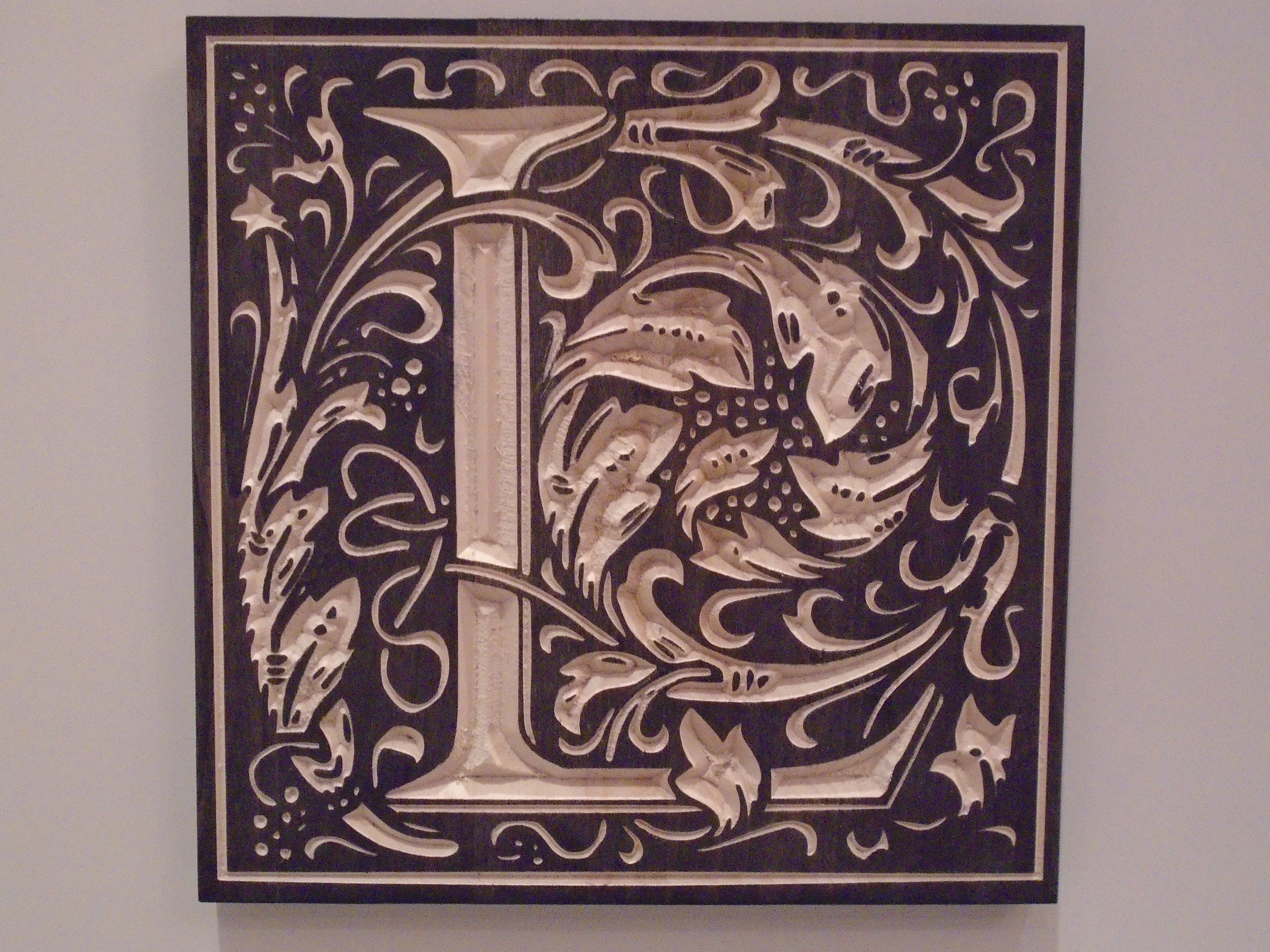 Illuminated Manuscripts Letter L