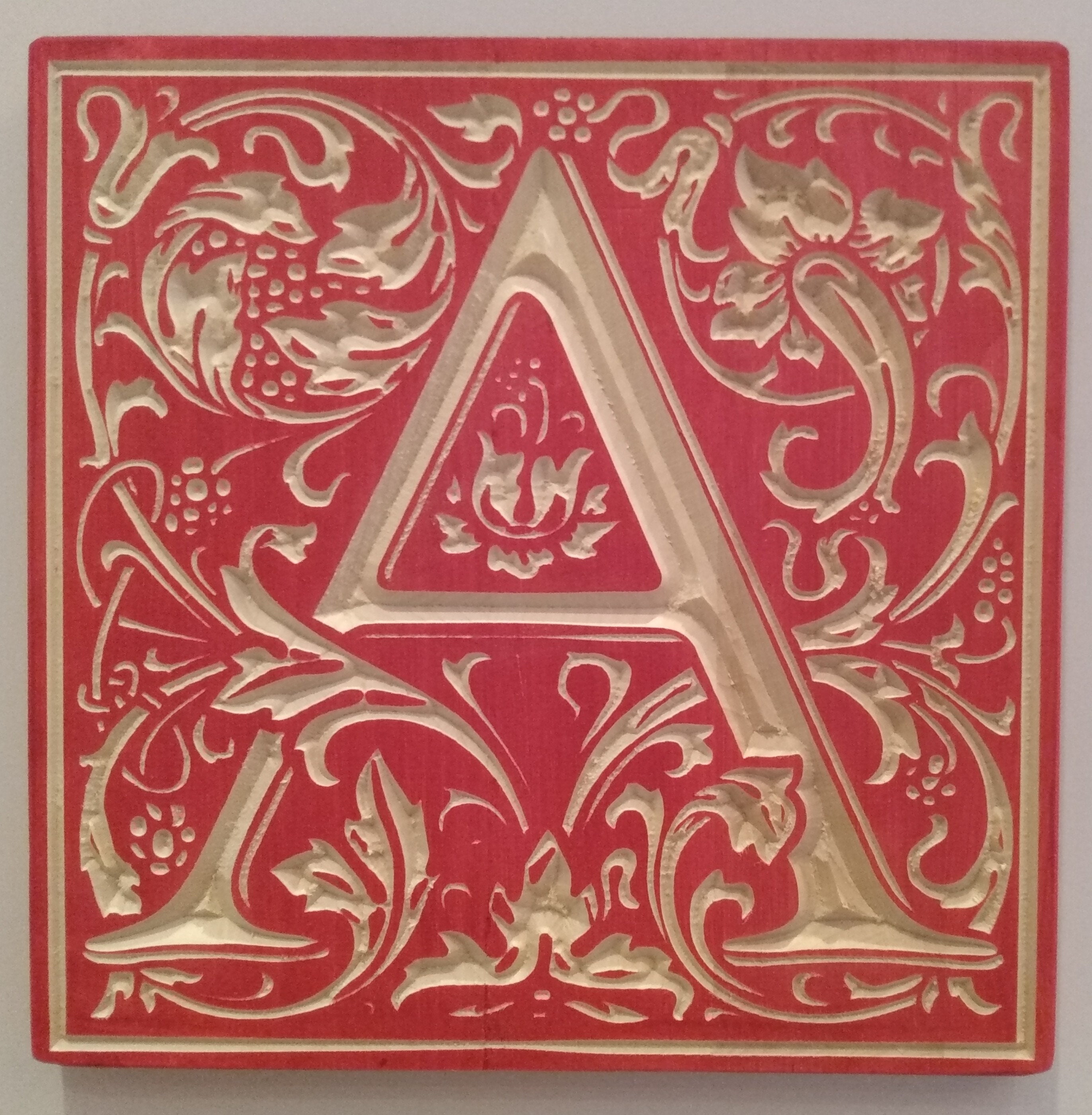 Illuminated Letter B Wood Wall Art Wood Engraving William - Etsy