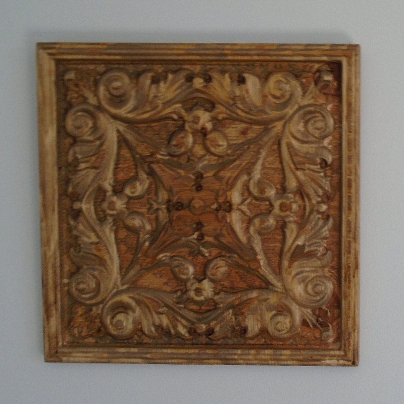 Square Metal Medallion - Etsy