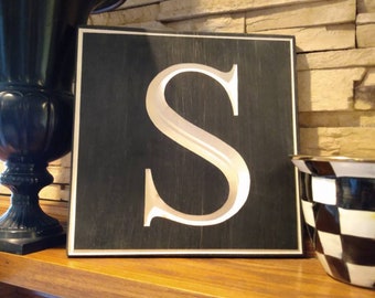 Engraved Letter B, Times New Roman Font, Wood Wall Art, Wood Decor - Etsy