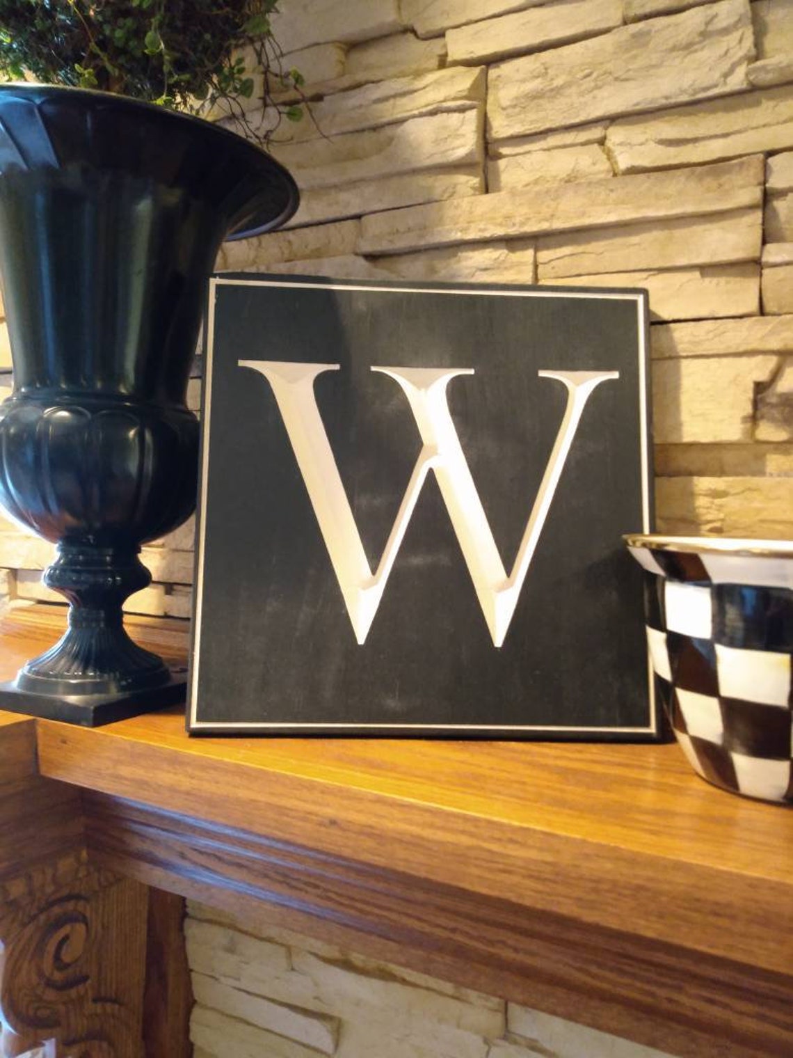 Engraved Letter V, Times New Roman Font, Wood Wall Art, Wood Decor - Etsy