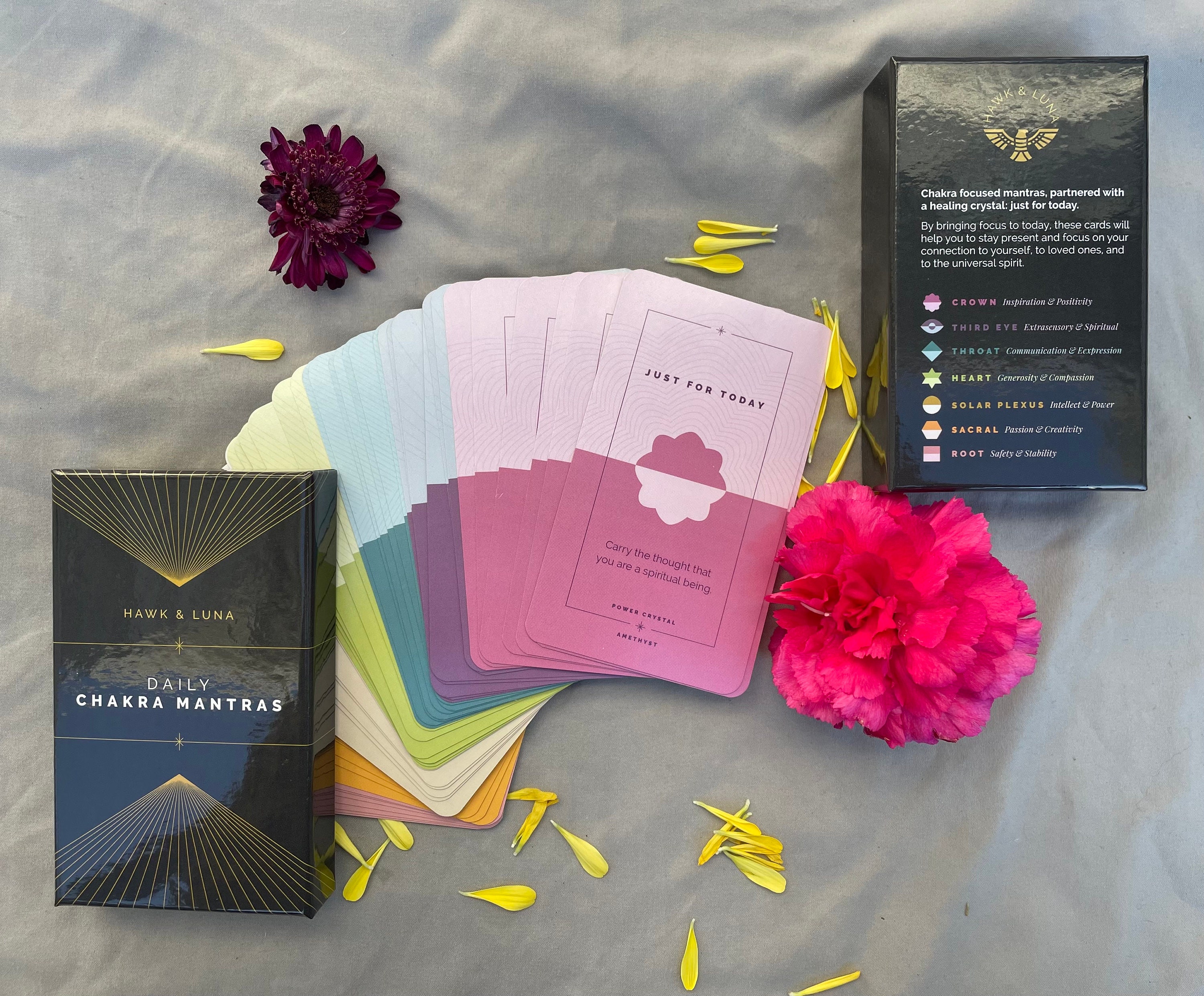 Chakra Mantra Deck Daily Oracle Deck to Support Your Chakras - Etsy