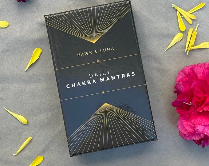 Chakra Mantra Deck Daily Oracle Deck to Support Your Chakras - Etsy