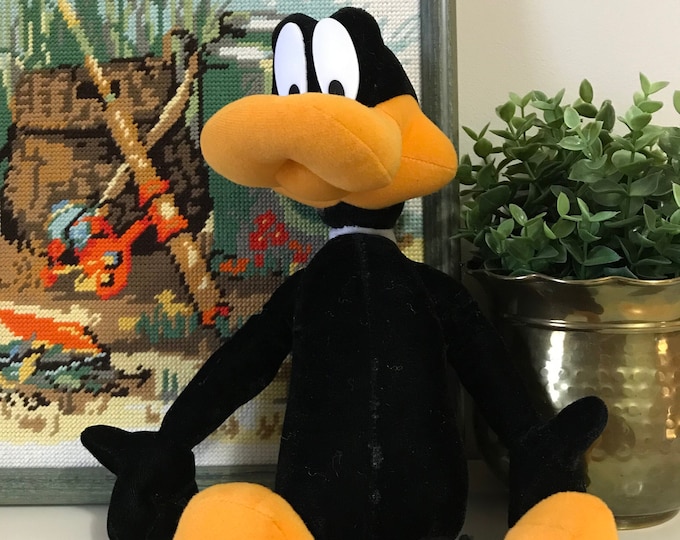 Vintage Looney Tunes Daffy Duck Plush Daffy Stuffie 15" - Etsy