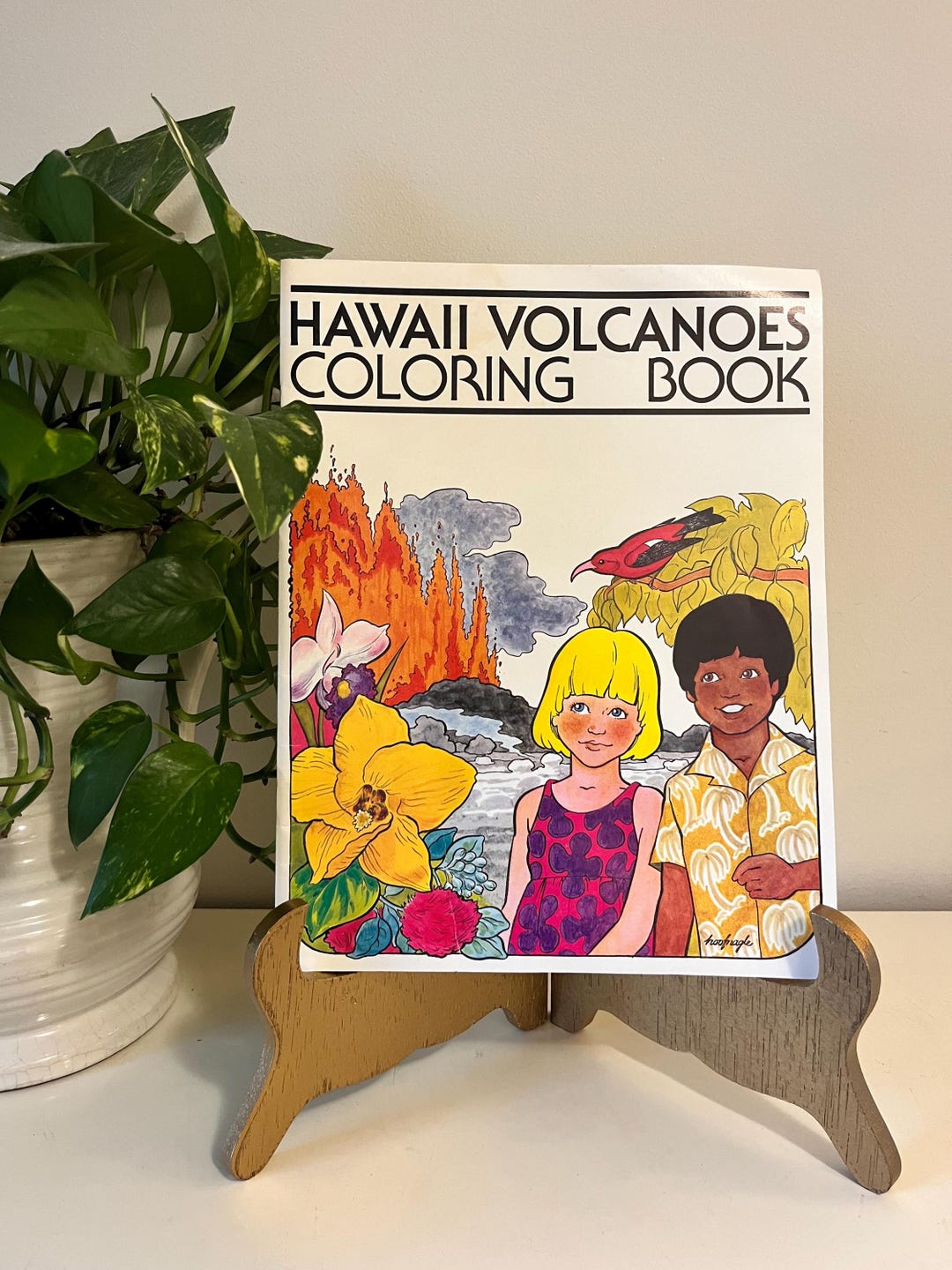 1979 Hawaii Volcanoes Coloring Book - Hawaii Natural Association by ...