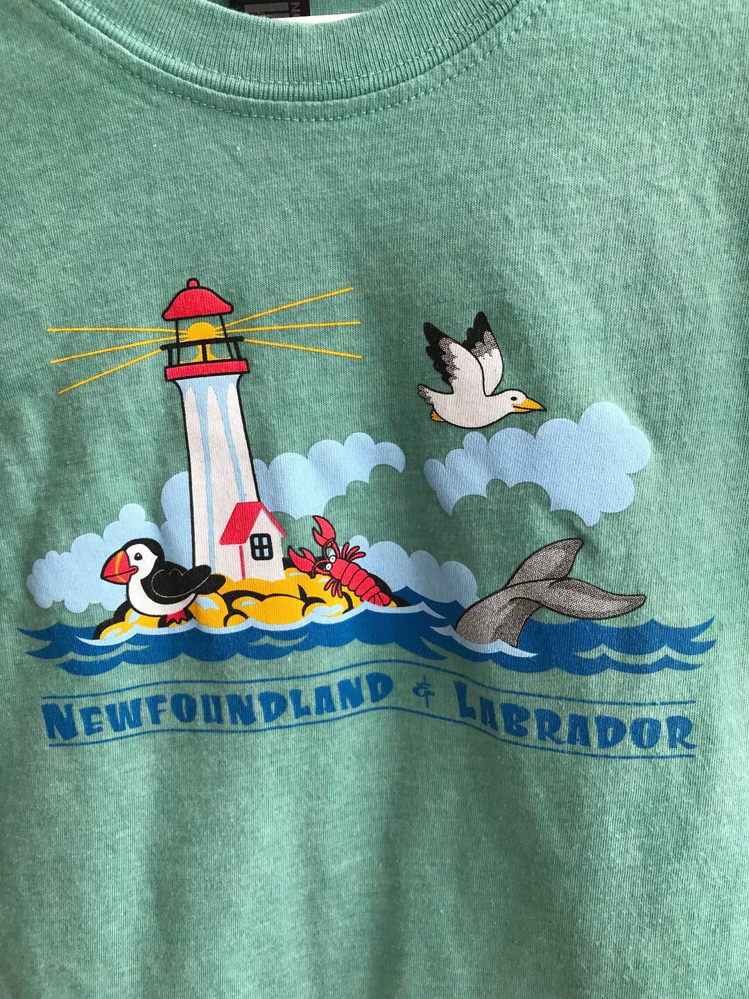 Kids Destination/souvenir Tee Newfoundland & Labrador Kids Green ...