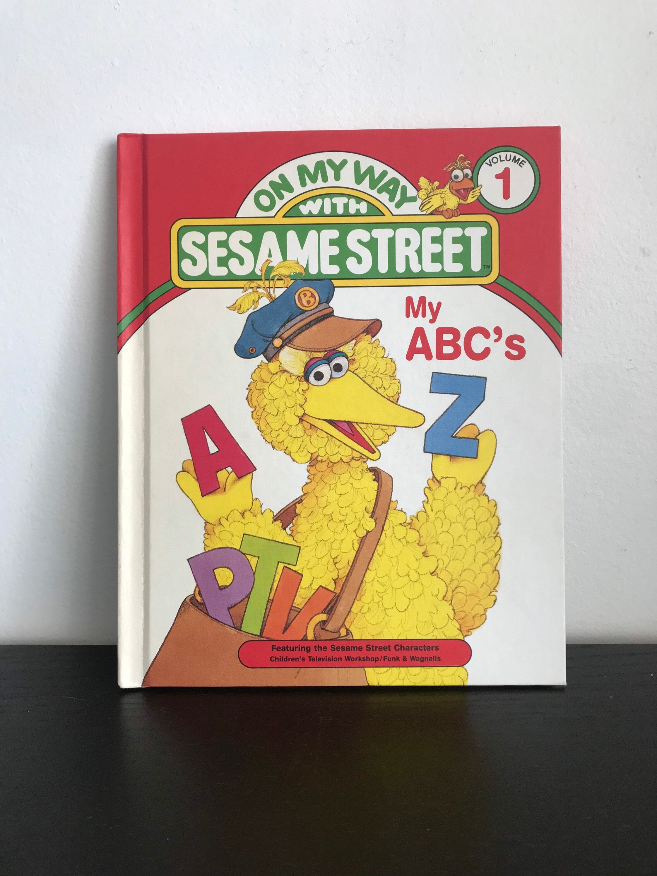 Vintage Sesame Street My Abc's Hardcover Book Big Bird - Etsy