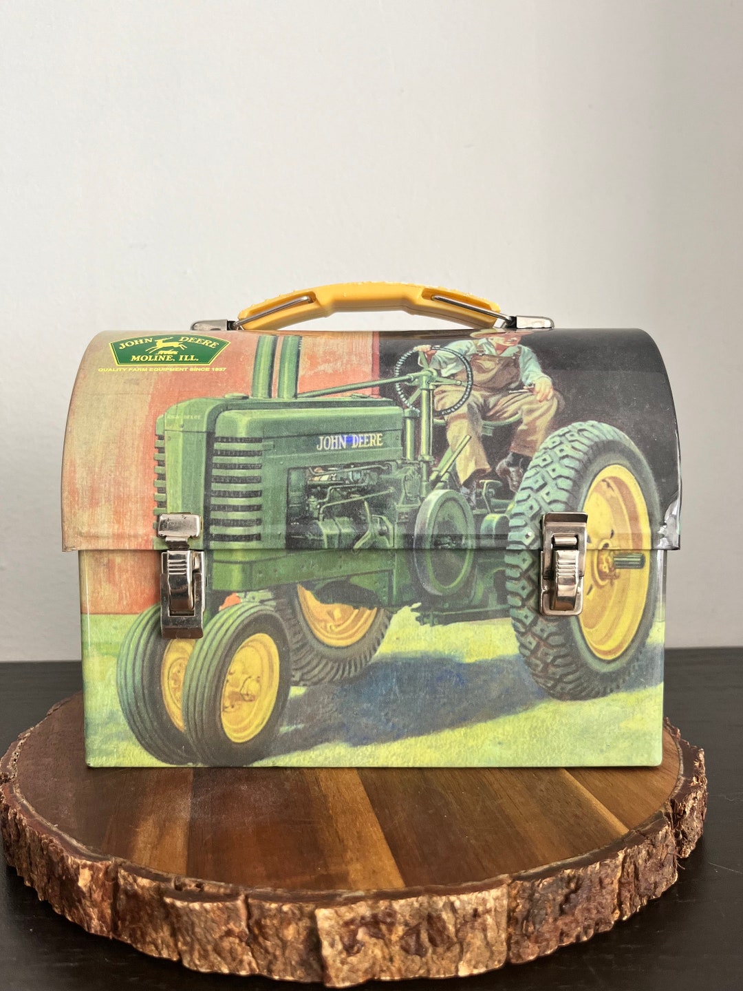 John Deere Metal Lunchbox Kids Metal Lunchbox Kids Tractor Lunchbox - Etsy